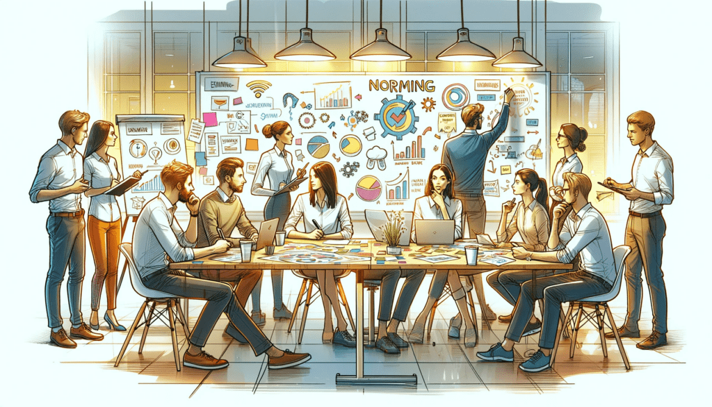 Das Phasenmodell zur Teamentwicklung nach Tuckman